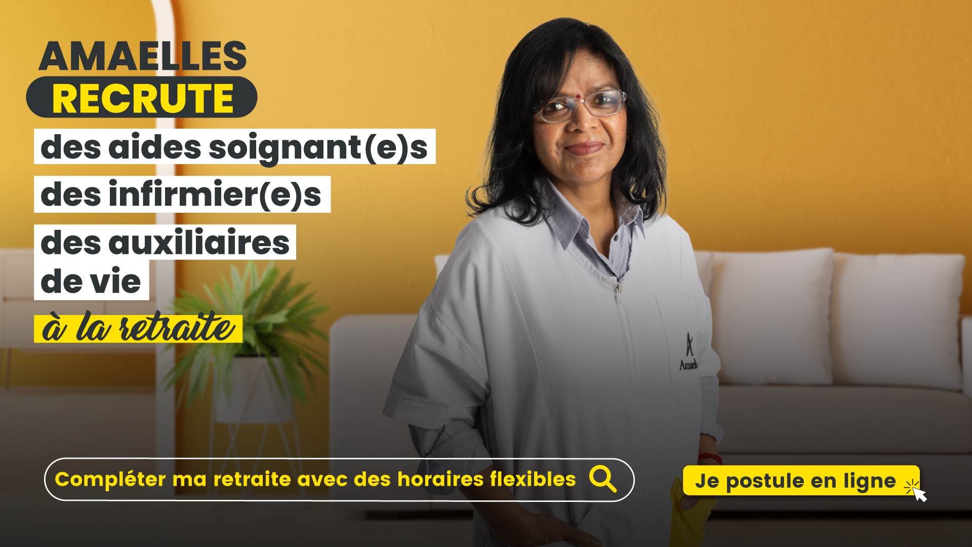 Emploi : IDE, AVS, AS à la retraite, Amaelles recrute